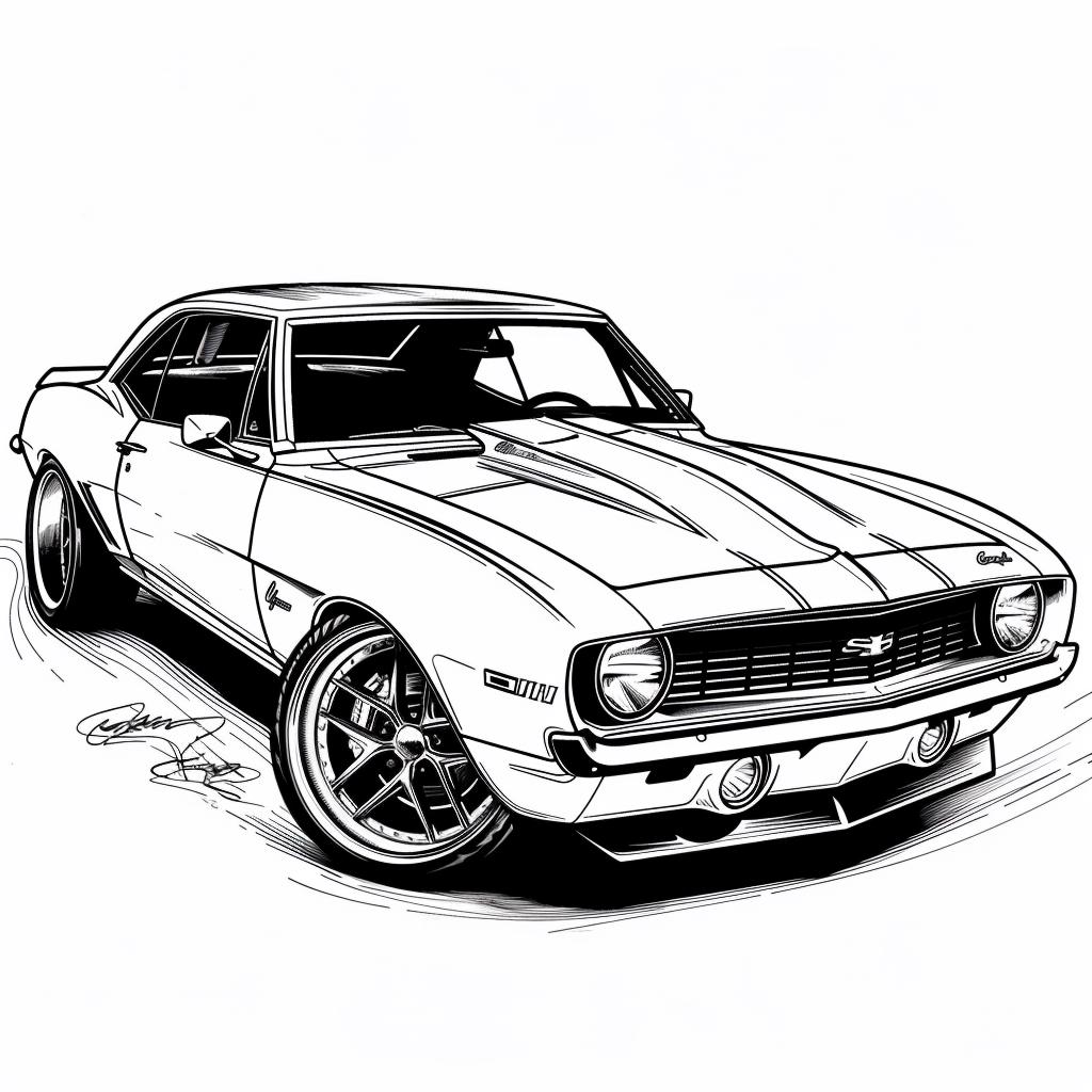 30 Cool Car Coloring Book Pages, Coloring Pages for Kids and Adults ...