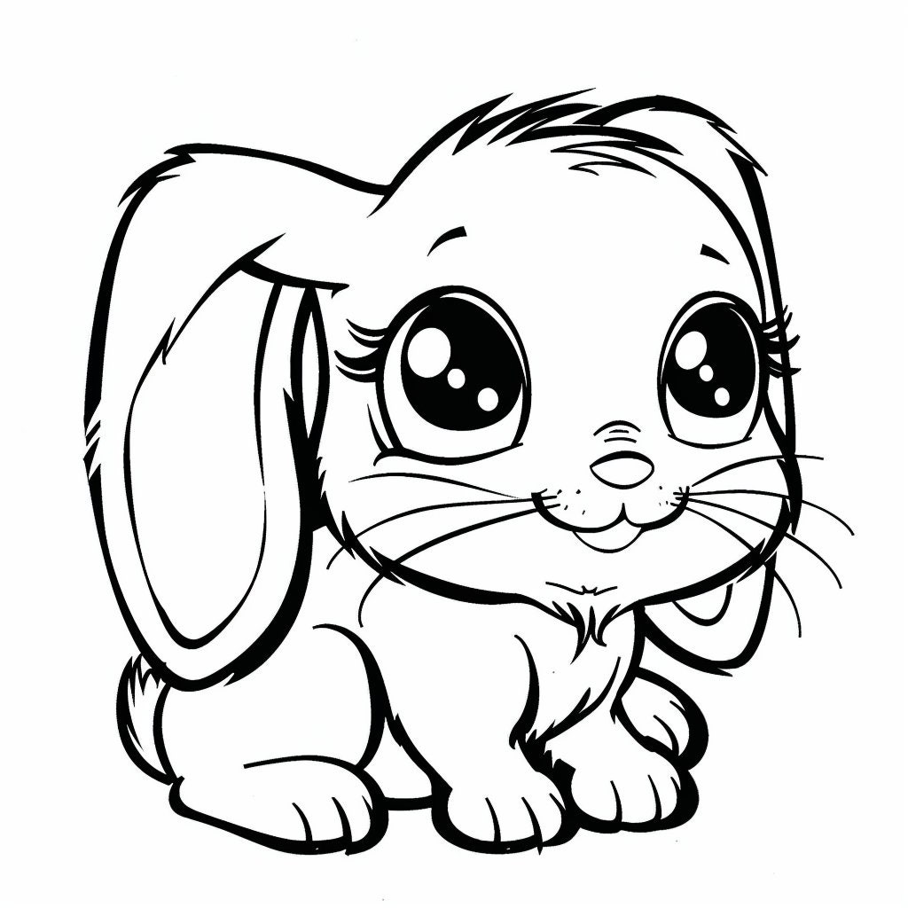 20 Cute Critters Coloring Book Pages, Coloring Pages for Kids and ...