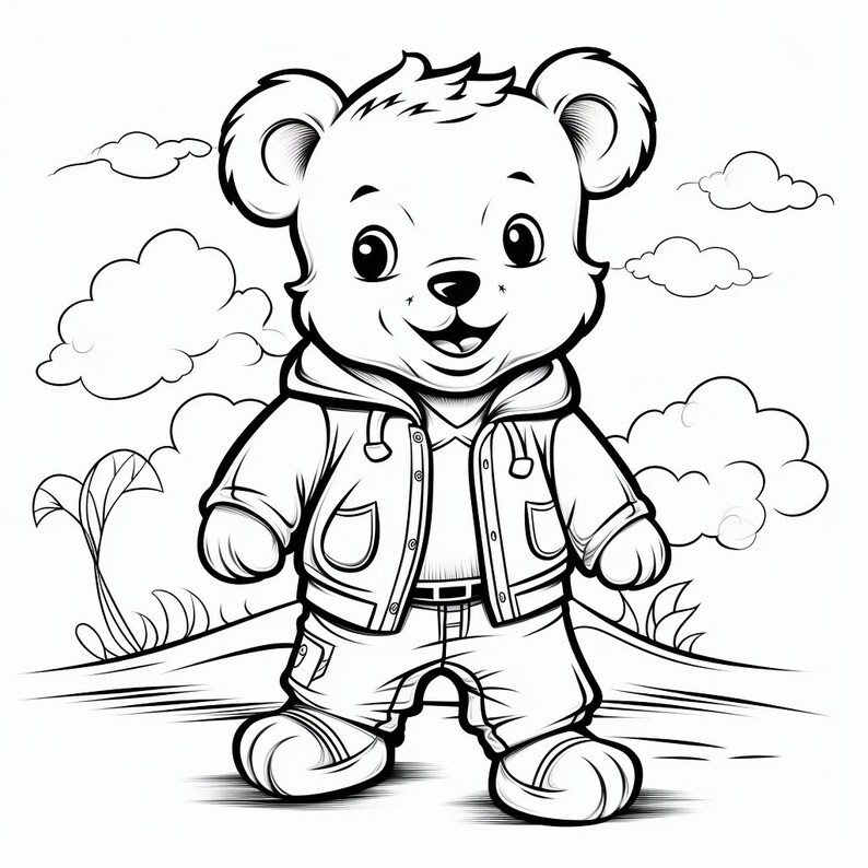 18 Brilliant Bears Coloring Book Pages, Coloring Pages for Kids and ...