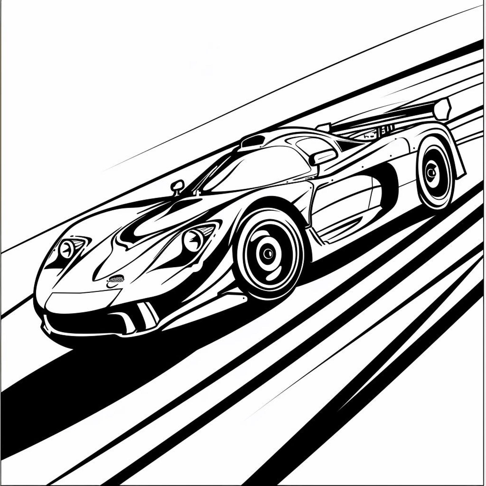 30 Cool Car Coloring Book Pages, Coloring Pages for Kids and Adults ...