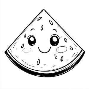 21 Cute Food Coloring Book Pages, Coloring Pages for Kids and Adults ...