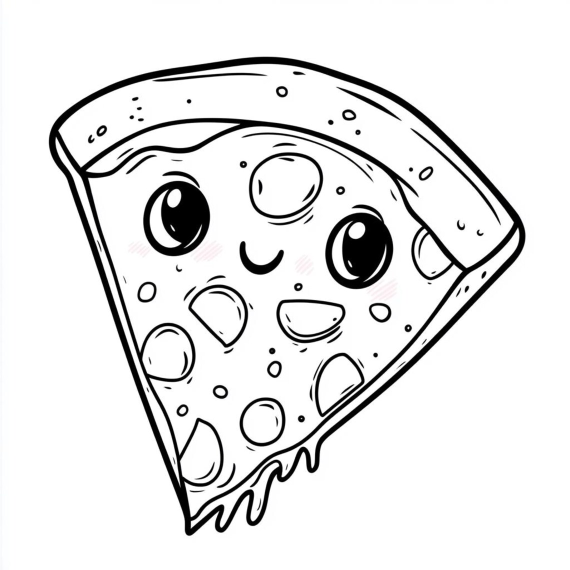 21 Cute Food Coloring Book Pages, Coloring Pages for Kids and Adults ...