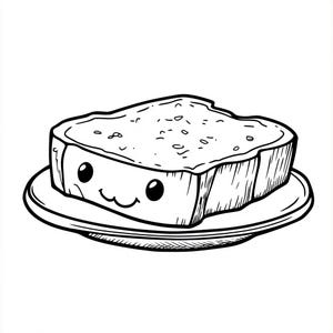 21 Cute Food Coloring Book Pages, Coloring Pages for Kids and Adults ...