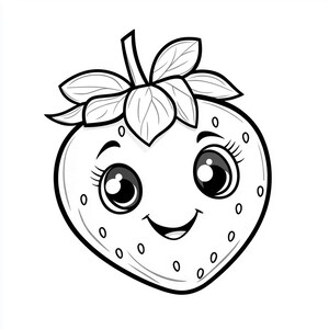 21 Cute Food Coloring Book Pages, Coloring Pages for Kids and Adults ...