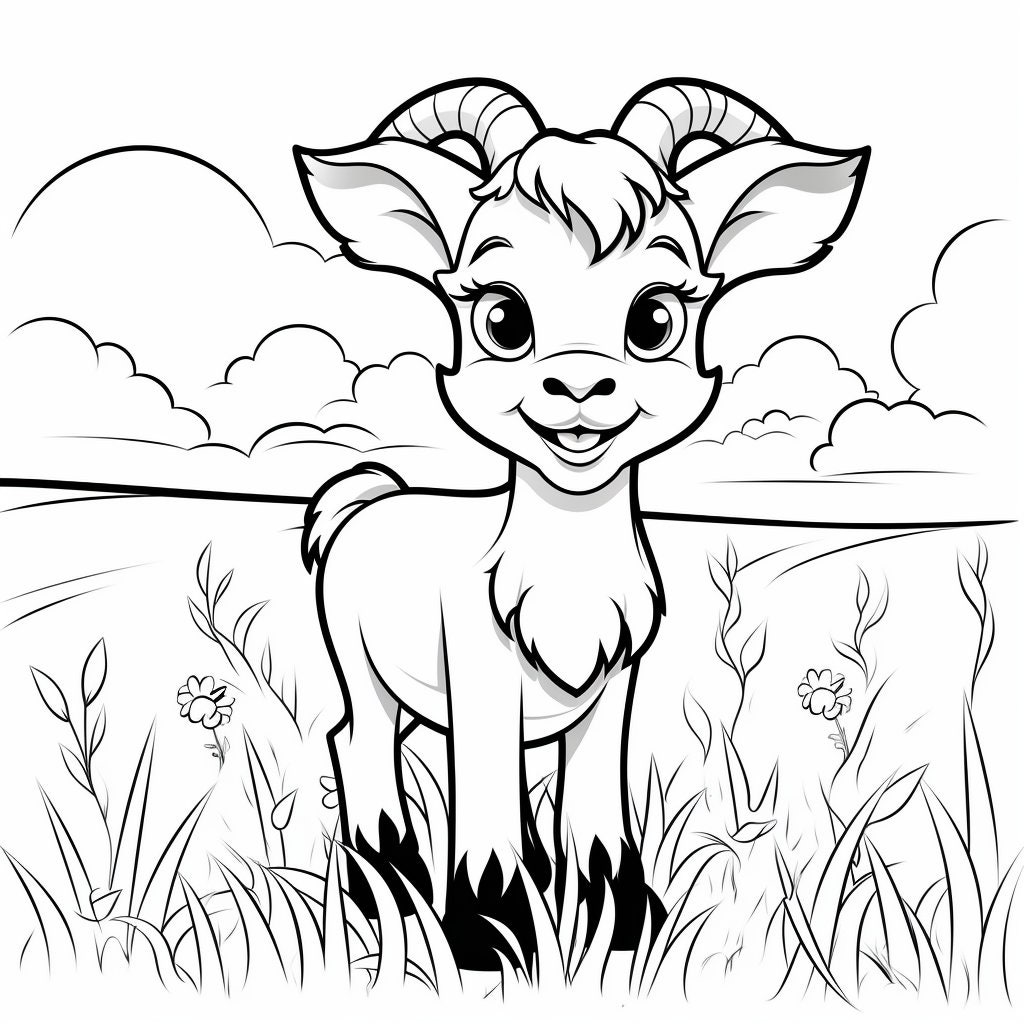 11 Cute Farm Animals Coloring Book Pages, Coloring Pages for Kids and ...