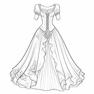 62 Fashion Designer Coloring Pages Bundle, 2 Individual Files, Coloring ...