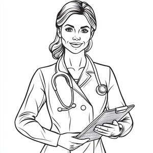 30 Career Coloring Book Pages, Coloring Pages for Kids and Adults ...