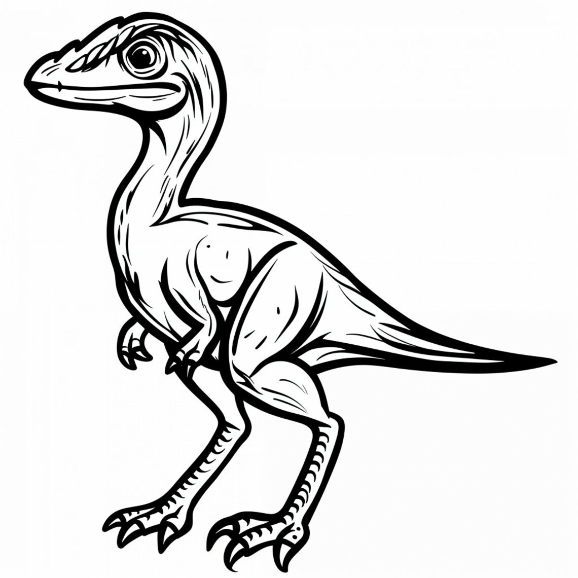 Dinosaur Coloring Book: 30 Grayscale Pages for Kids & Adults (PDF ...