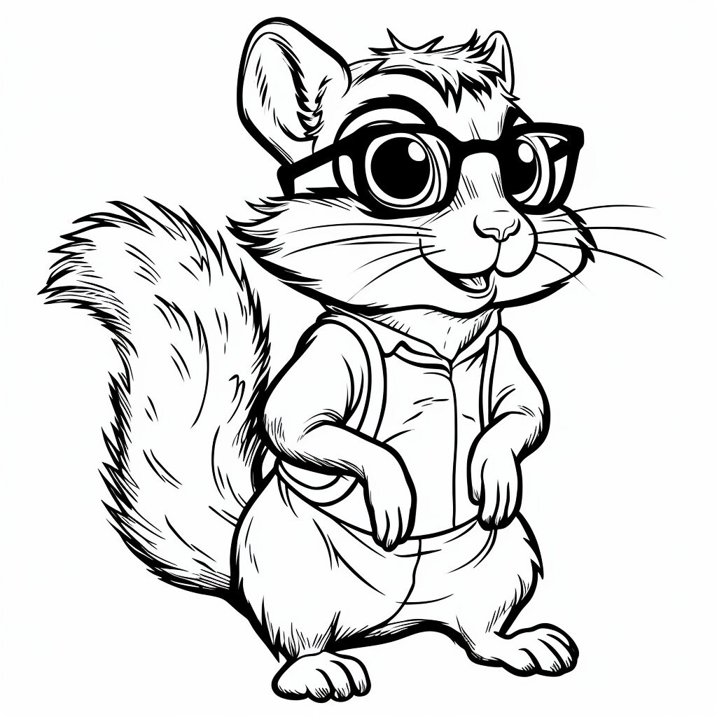 18 Furry Friends Coloring Book Pages, Coloring Pages for Kids and ...