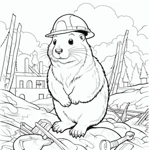 18 Furry Friends Coloring Book Pages, Coloring Pages for Kids and ...