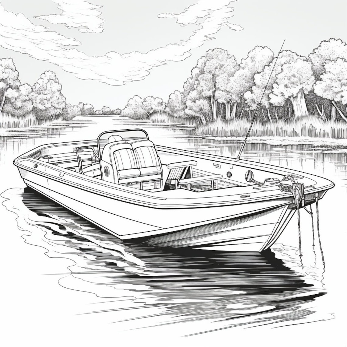 30 Boat Coloring Book Pages, Coloring Pages for Kids and Adults ...