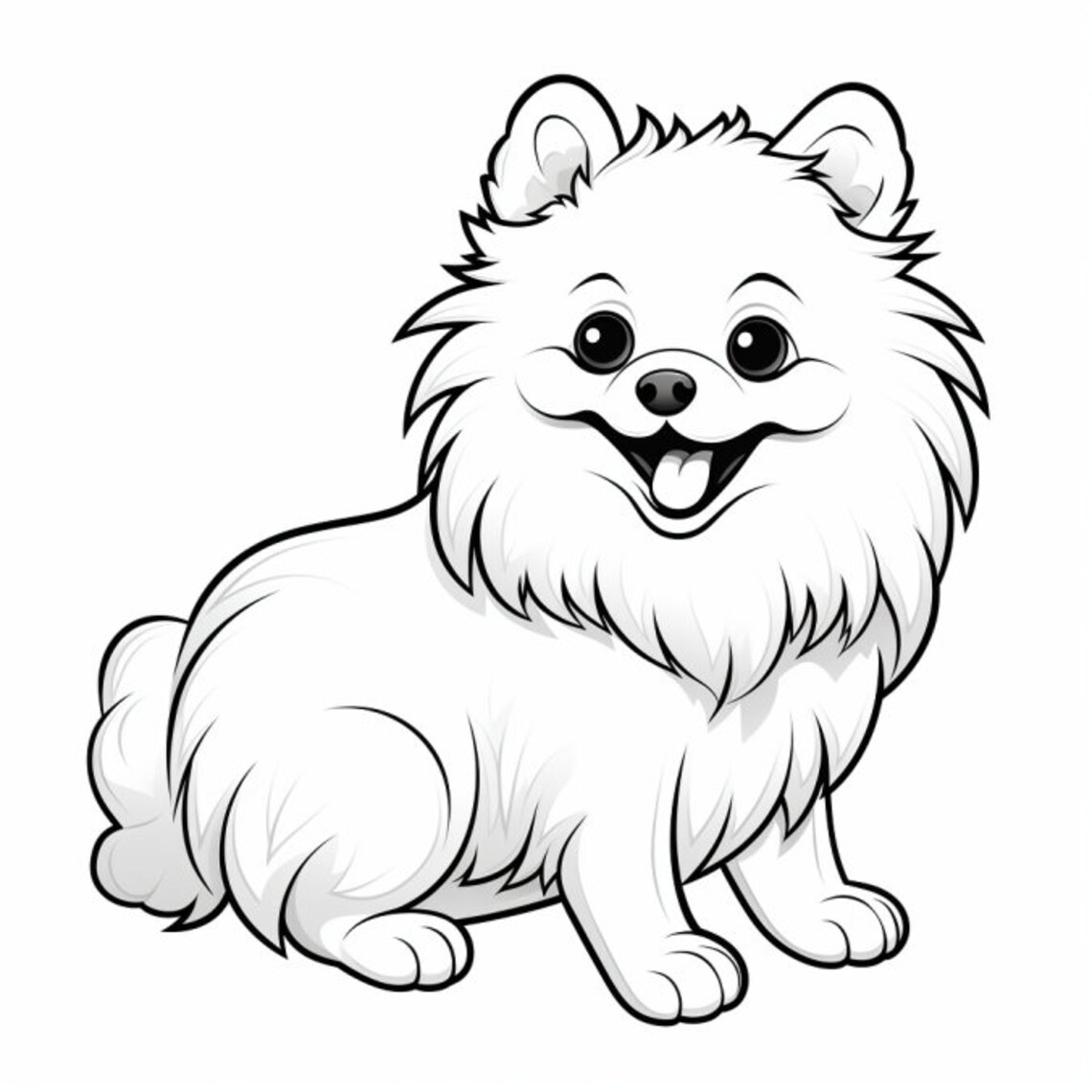 40 Friendly Dogs Coloring Book Pages, Coloring Pages for Kids and ...
