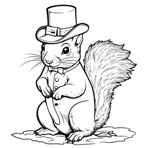 18 Furry Friends Coloring Book Pages, Coloring Pages for Kids and ...