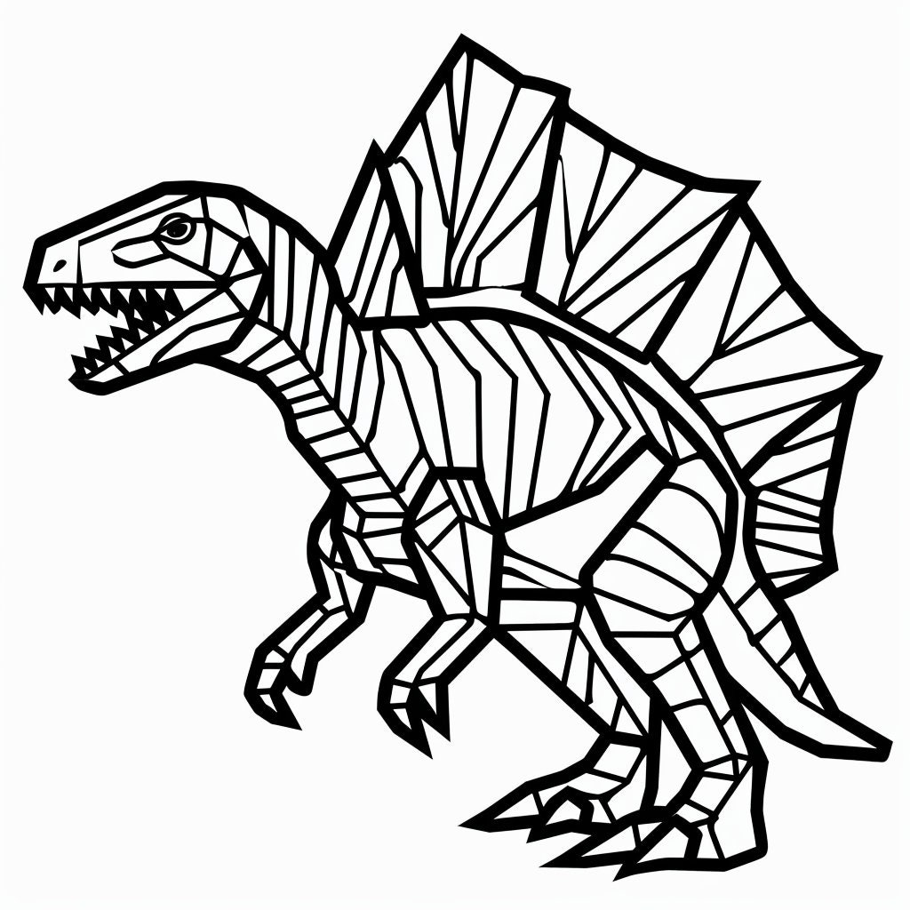 Dinosaur Coloring Book: 30 Grayscale Pages for Kids & Adults (PDF ...