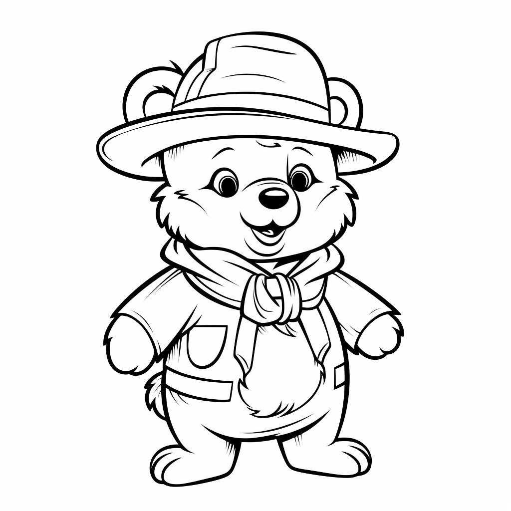 Brilliant Bears Coloring Book: 18 Grayscale Pages (PDF Printable) - Etsy
