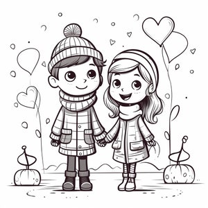 25 Cute Valentines Day Coloring Pages, Coloring Pages for Kids and ...