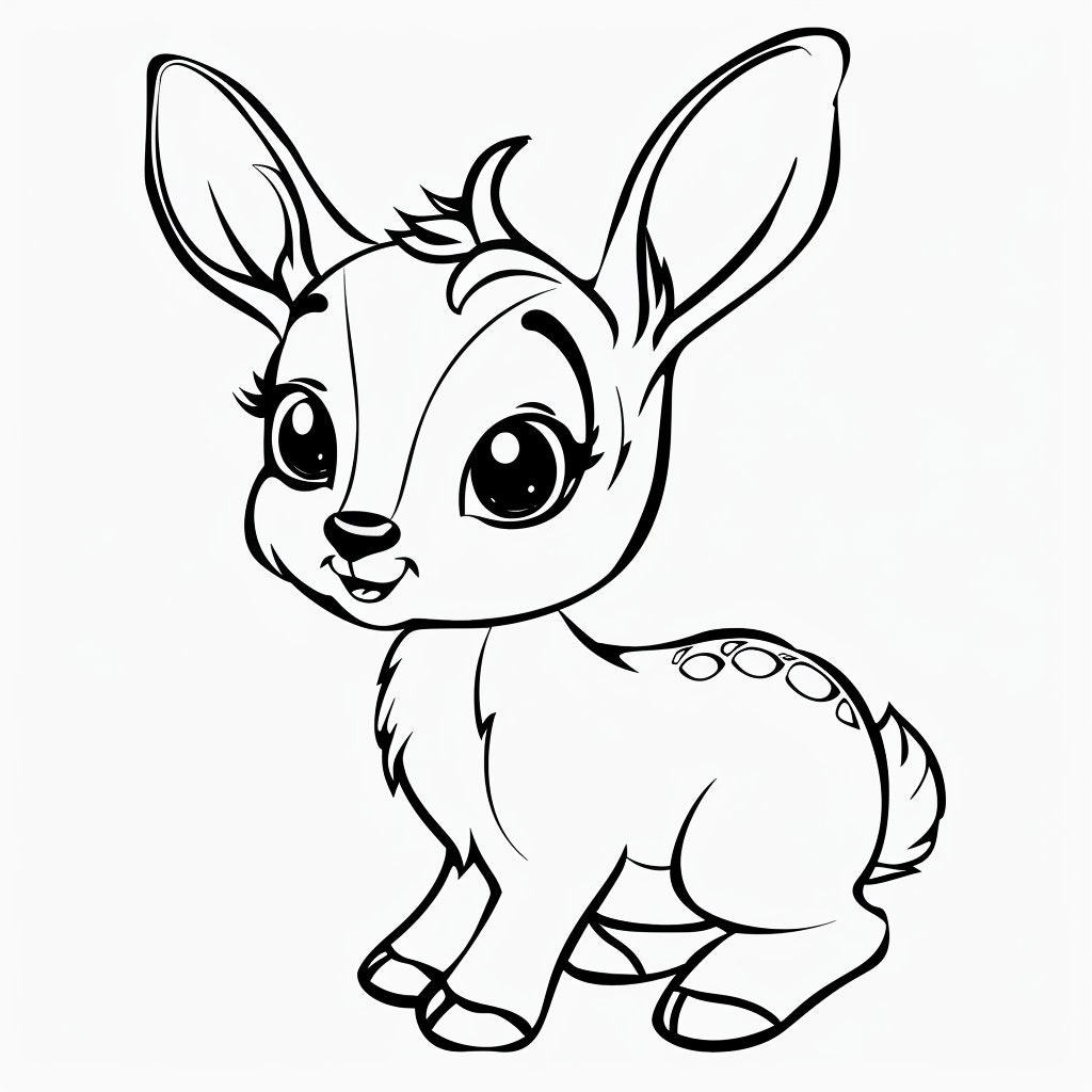 20 Cute Critters Coloring Book Pages, Coloring Pages for Kids and ...