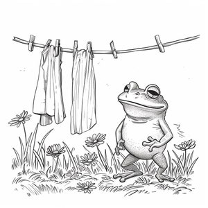 20 Friendly Frog Coloring Book Pages, Coloring Pages for Kids and ...