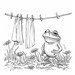 20 Friendly Frog Coloring Book Pages, Coloring Pages for Kids and ...