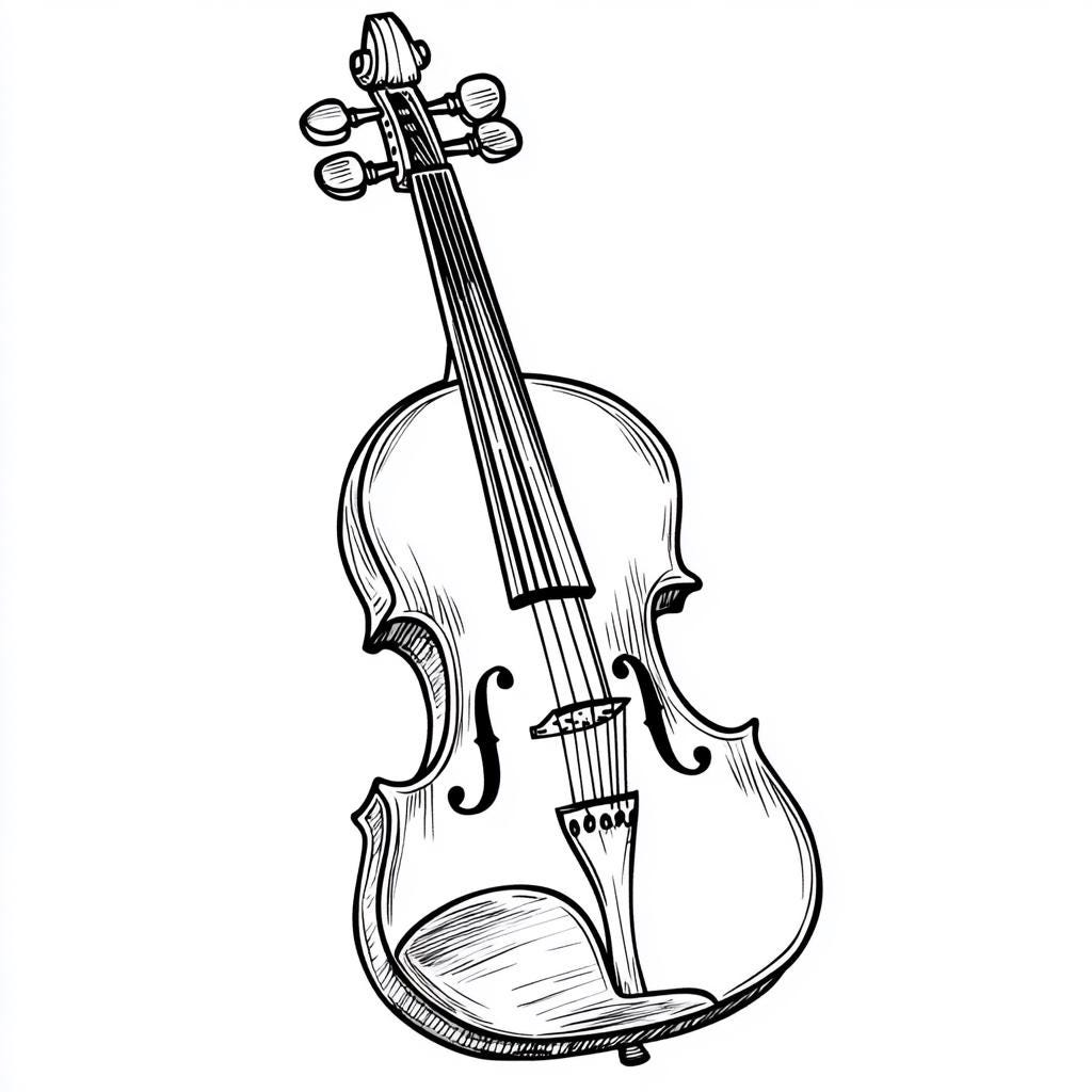 20 Musical Instrument Coloring Book Pages, Coloring Pages for Kids and ...