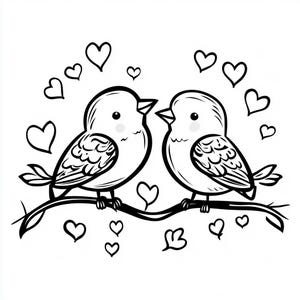 20 Cute Valentines Day Coloring Book Pages, Coloring Pages for Kids and ...