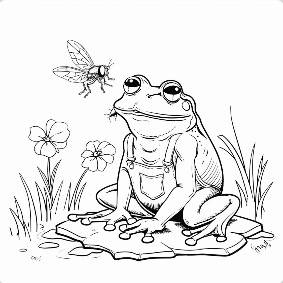 20 Friendly Frog Coloring Book Pages, Coloring Pages for Kids and ...