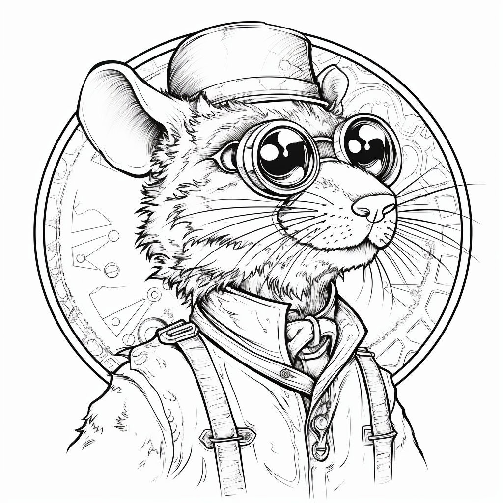 18 Furry Friends Coloring Book Pages, Coloring Pages for Kids and ...