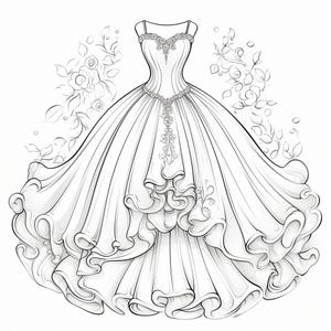 62 Fashion Designer Coloring Pages Bundle, 2 Individual Files, Coloring ...