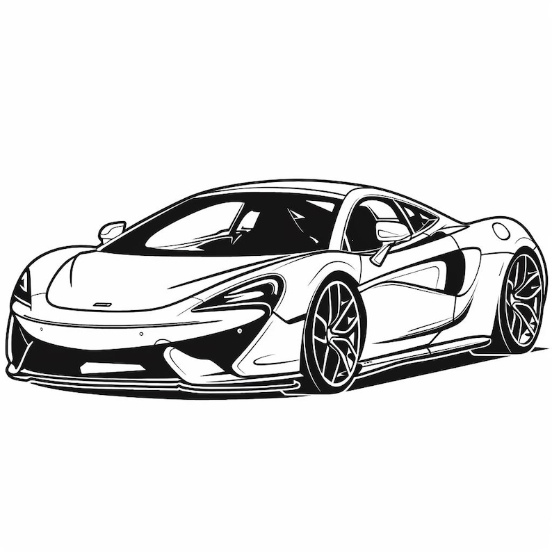 30 Cool Car Coloring Book Pages, Coloring Pages for Kids and Adults ...