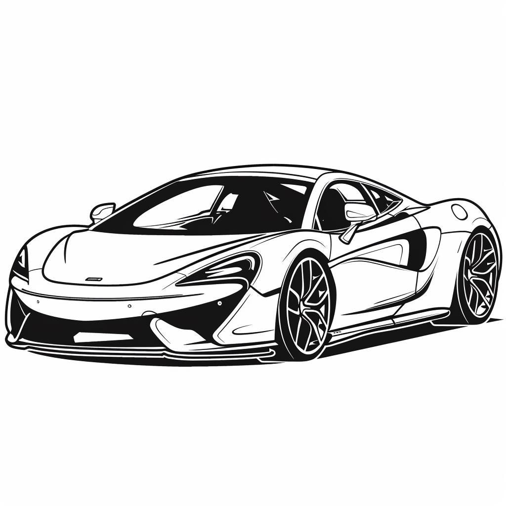 30 Cool Car Coloring Book Pages, Coloring Pages for Kids and Adults ...