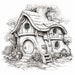 35 Cozy Cottage Coloring Book Pages, Coloring Pages for Kids and Adults ...