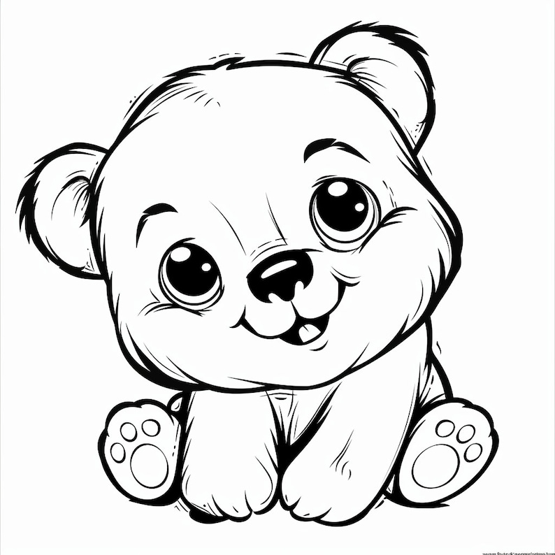 20 Cute Critters Coloring Book Pages, Coloring Pages for Kids and ...