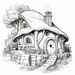 35 Cozy Cottage Coloring Book Pages, Coloring Pages for Kids and Adults ...