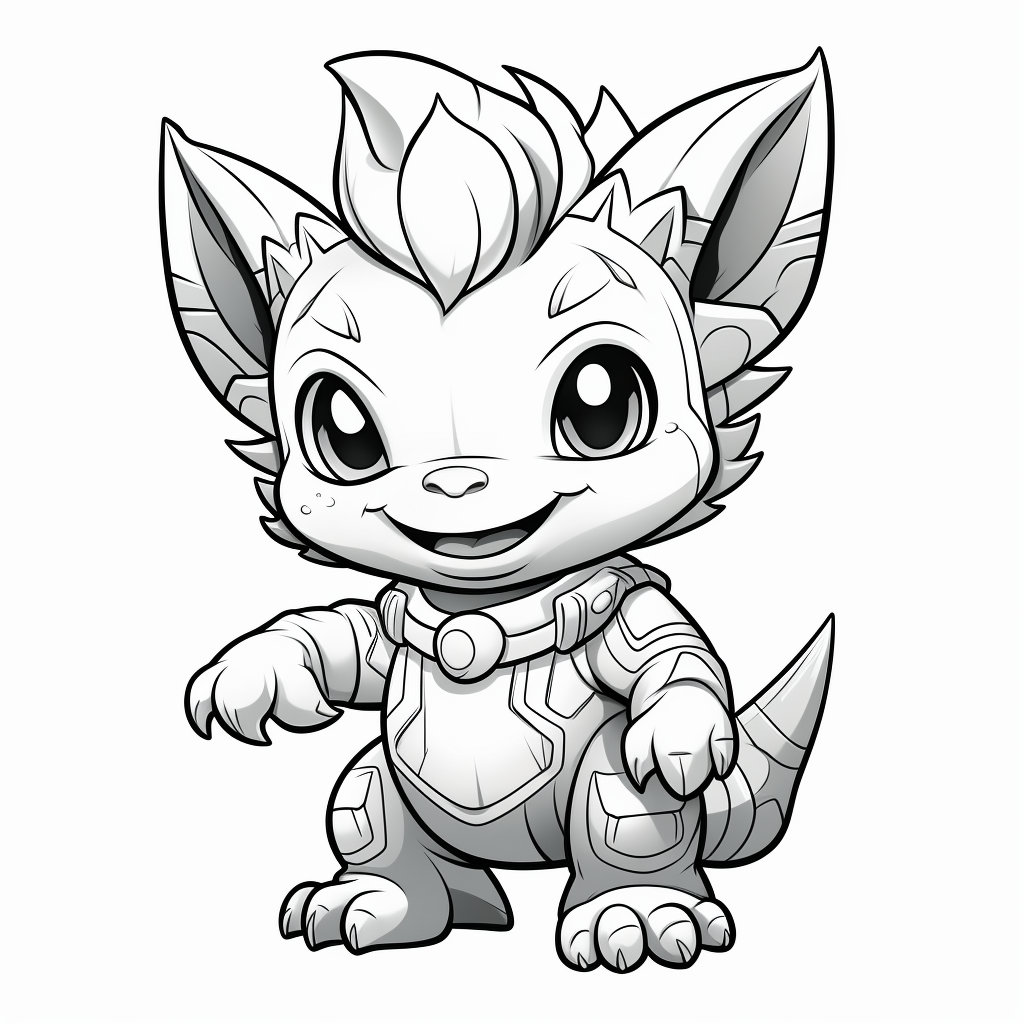 25 Cute Monsters Coloring Book Pages, Coloring Pages for Kids and ...