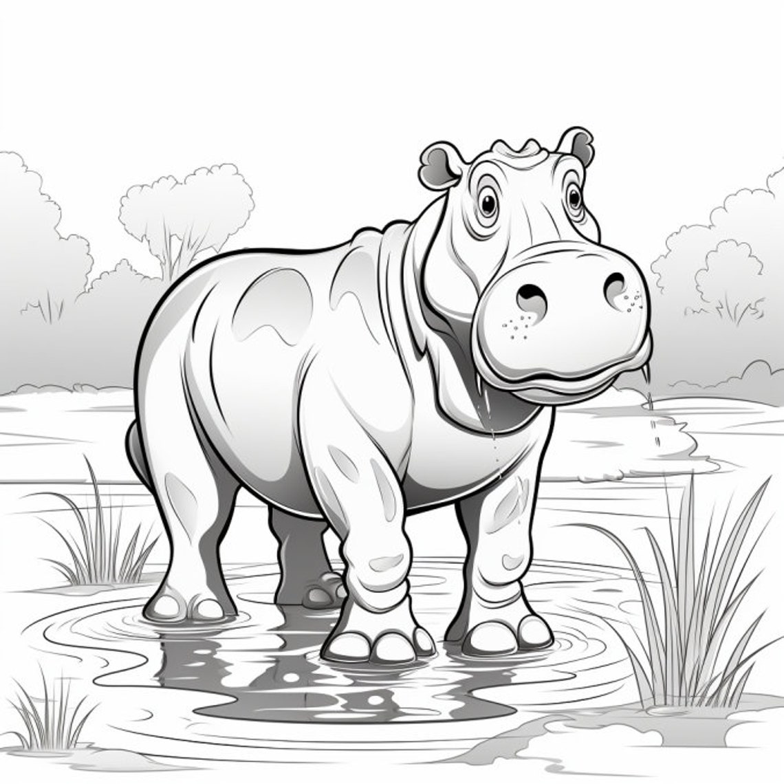 35 Jungle Animals Coloring Book Pages, Coloring Pages for Kids and ...