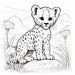 Jungle Animals Coloring Book: 35 Grayscale Pages (PDF Printable) - Etsy