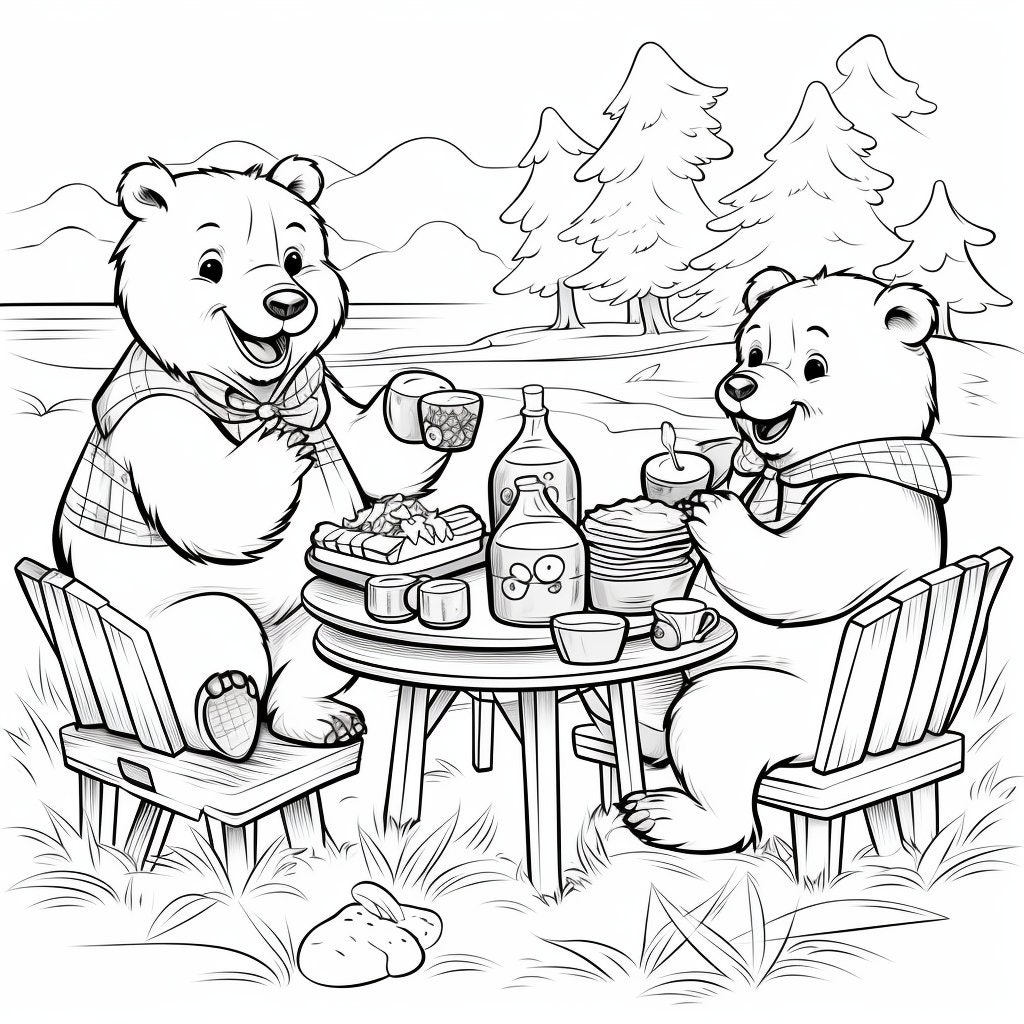 18 Brilliant Bears Coloring Book Pages, Coloring Pages for Kids and ...