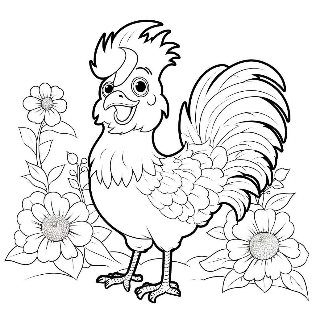 11 Cute Farm Animals Coloring Book Pages, Coloring Pages for Kids and ...