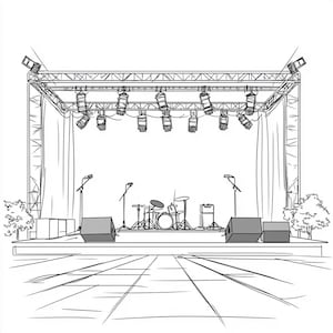 20 Musical Instrument Coloring Book Pages, Coloring Pages for Kids and ...