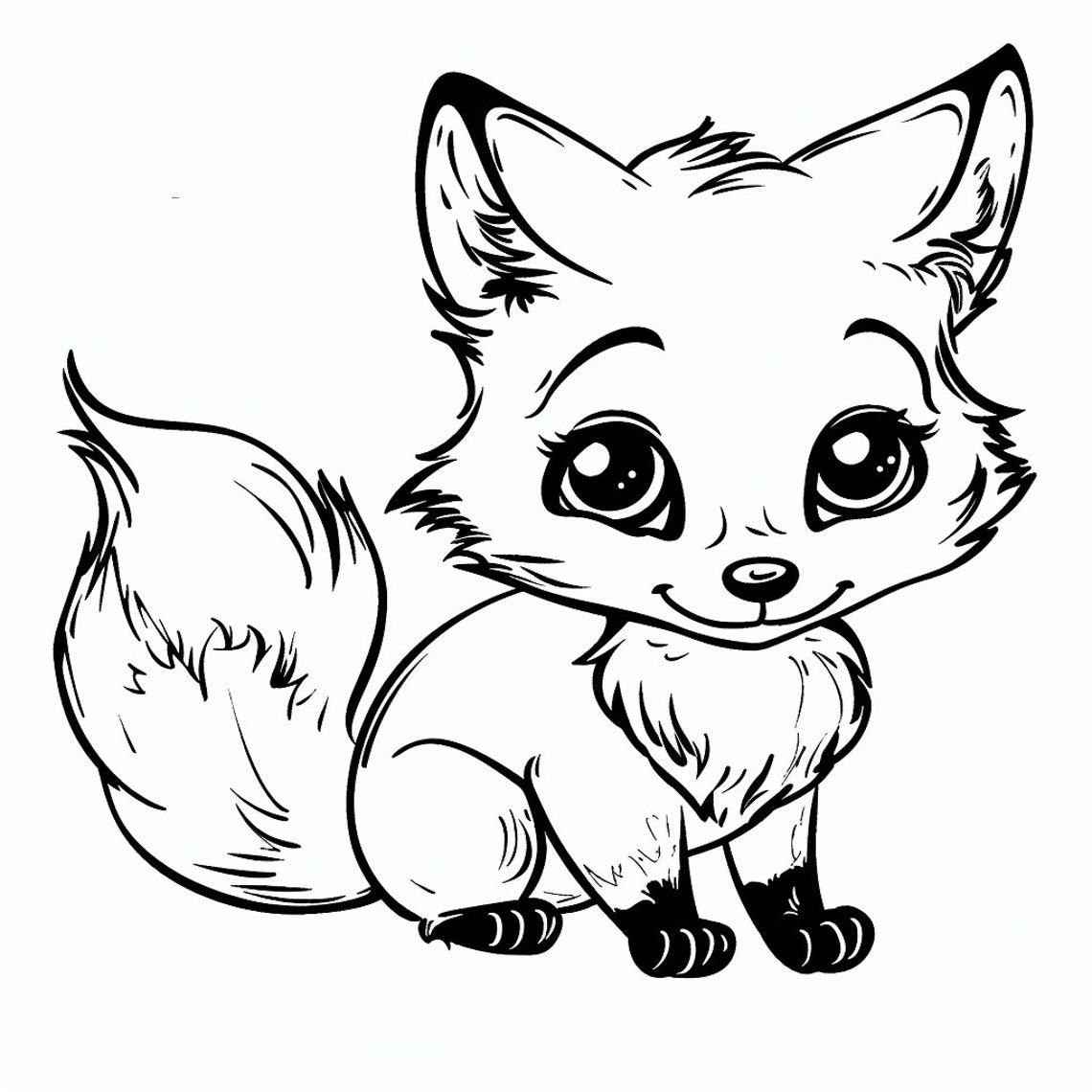 20 Cute Critters Coloring Book Pages, Coloring Pages for Kids and ...