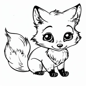 20 Cute Critters Coloring Book Pages, Coloring Pages for Kids and ...