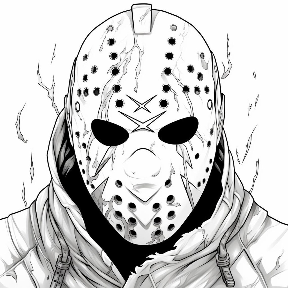 99 Spooky Coloring Pages Bundle,4 Individual Files, Coloring Pages for ...