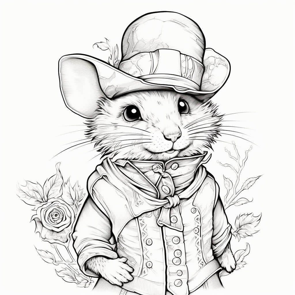 18 Furry Friends Coloring Book Pages, Coloring Pages for Kids and ...