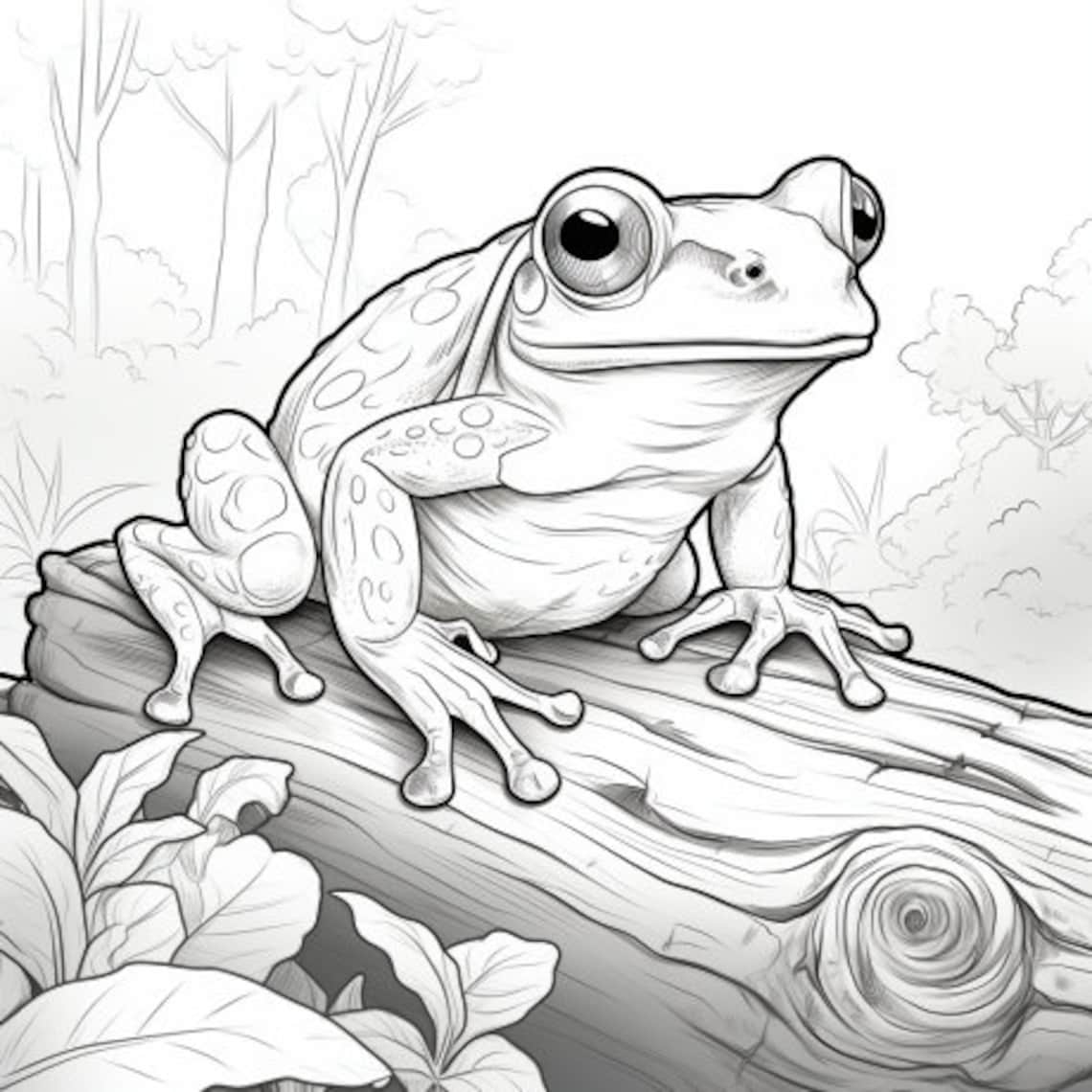20 Friendly Frog Coloring Book Pages, Coloring Pages for Kids and ...