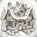 35 Cozy Cottage Coloring Book Pages, Coloring Pages for Kids and Adults ...