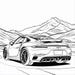 30 Cool Car Coloring Book Pages, Coloring Pages for Kids and Adults ...
