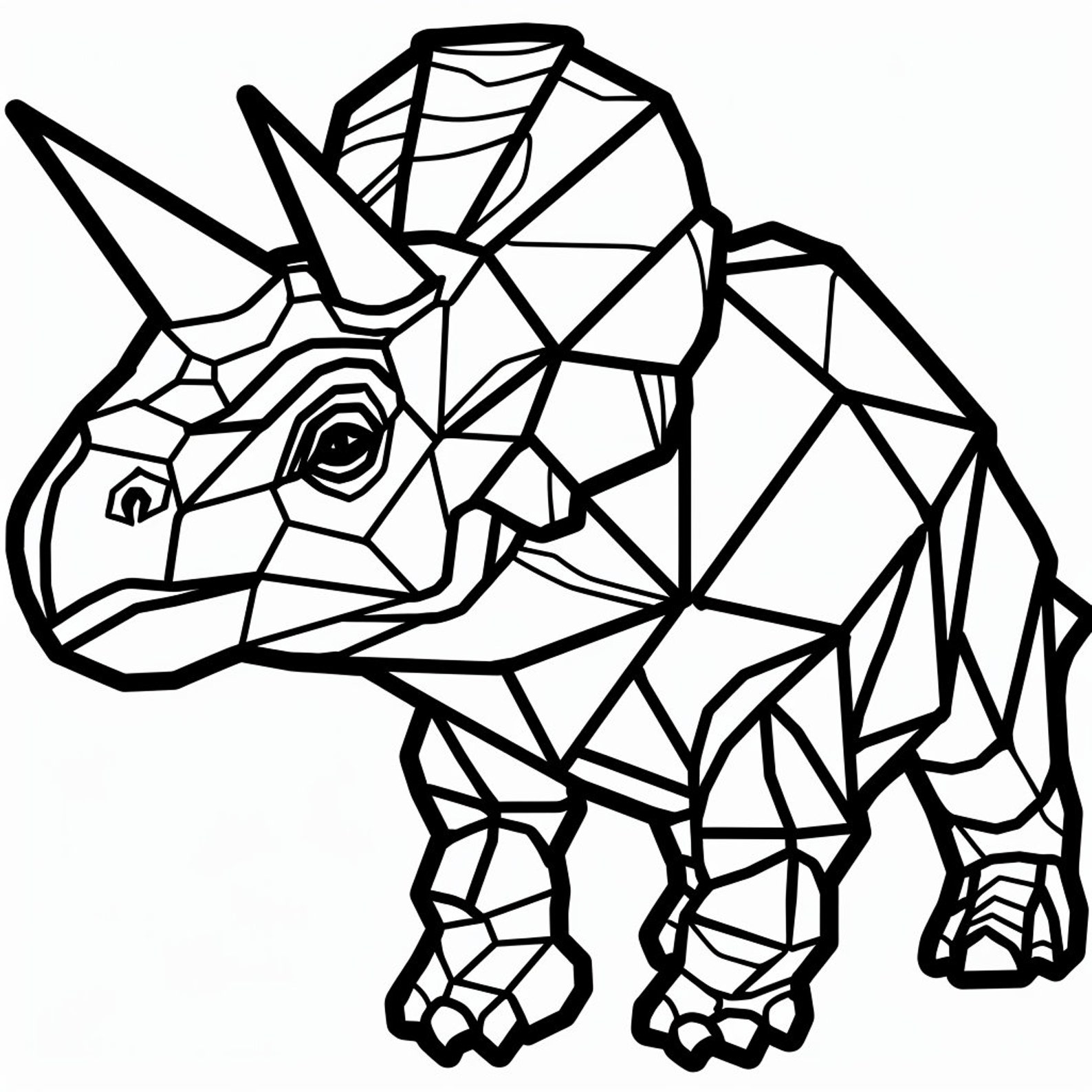 Dinosaur Coloring Book: 30 Grayscale Pages for Kids & Adults (PDF ...