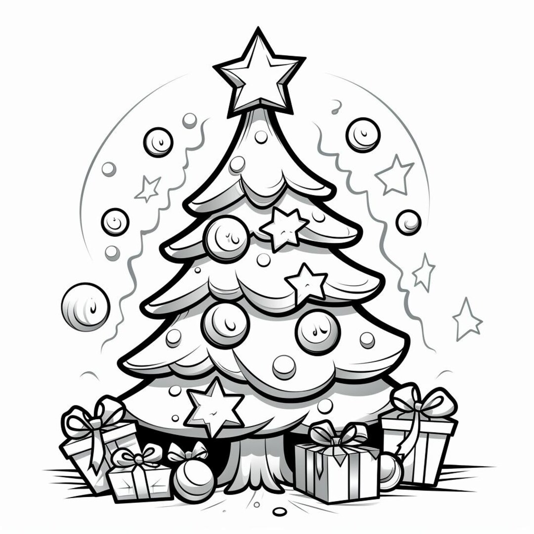 Christmas Coloring Pages: 68 Festive Designs (PDF Printable) - Etsy