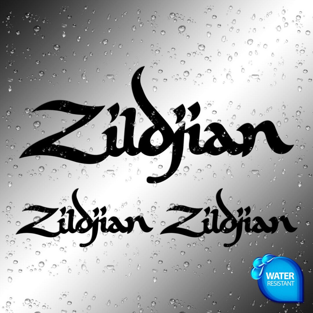 Stickers | 3X Zildjian Decals Stickers Die-cut (not Printed) - Etsy