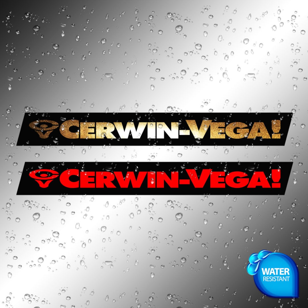 2X Cerwin Vega Pro Audio Decals Stickers Die-cut - Etsy
